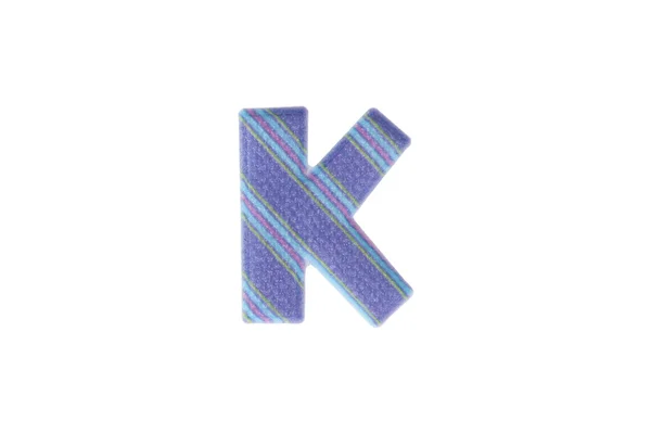 Letter K Blue