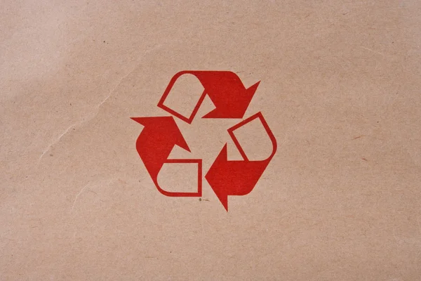 Recycled Symbol Brown Paper Stock Photo by ©YAYImages 261841118