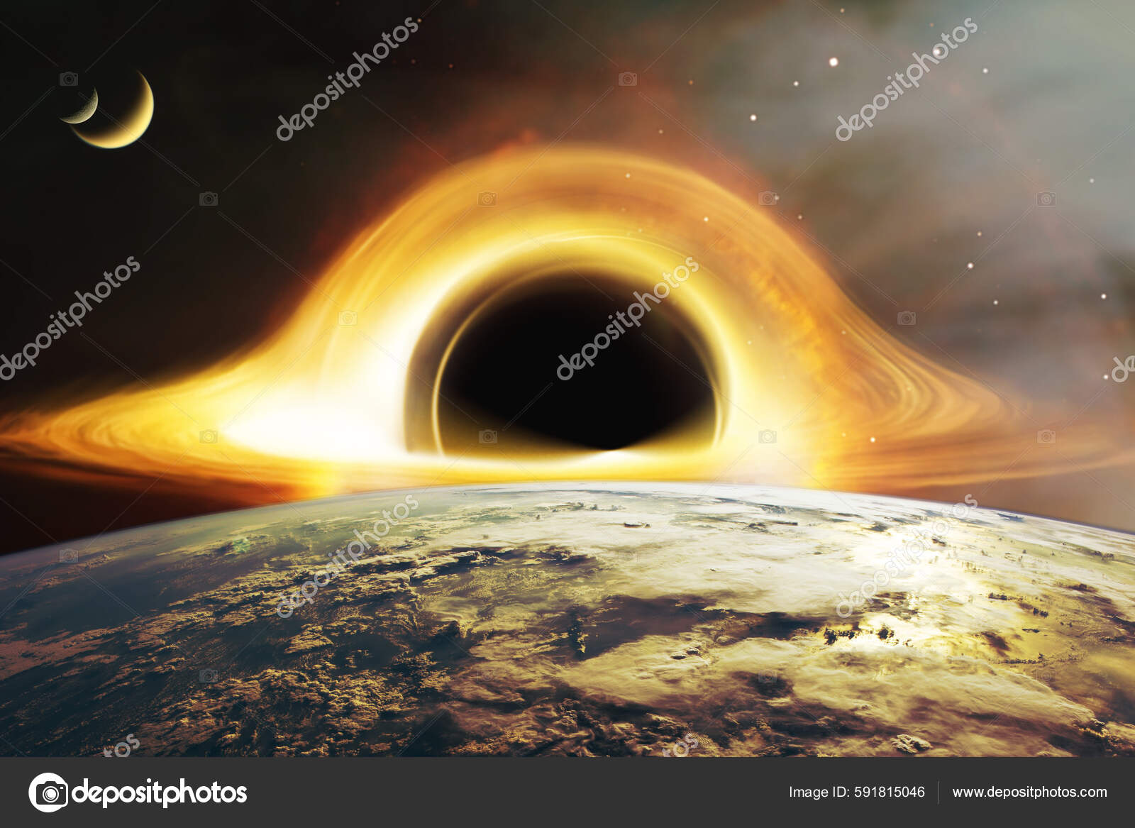 Painting Real Black Hole Nasa