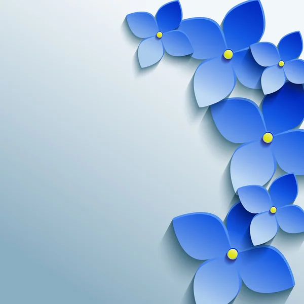 Blue Flower Powerpoint Backgrounds