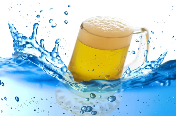 Beer splash - Stock Image - Everypixel