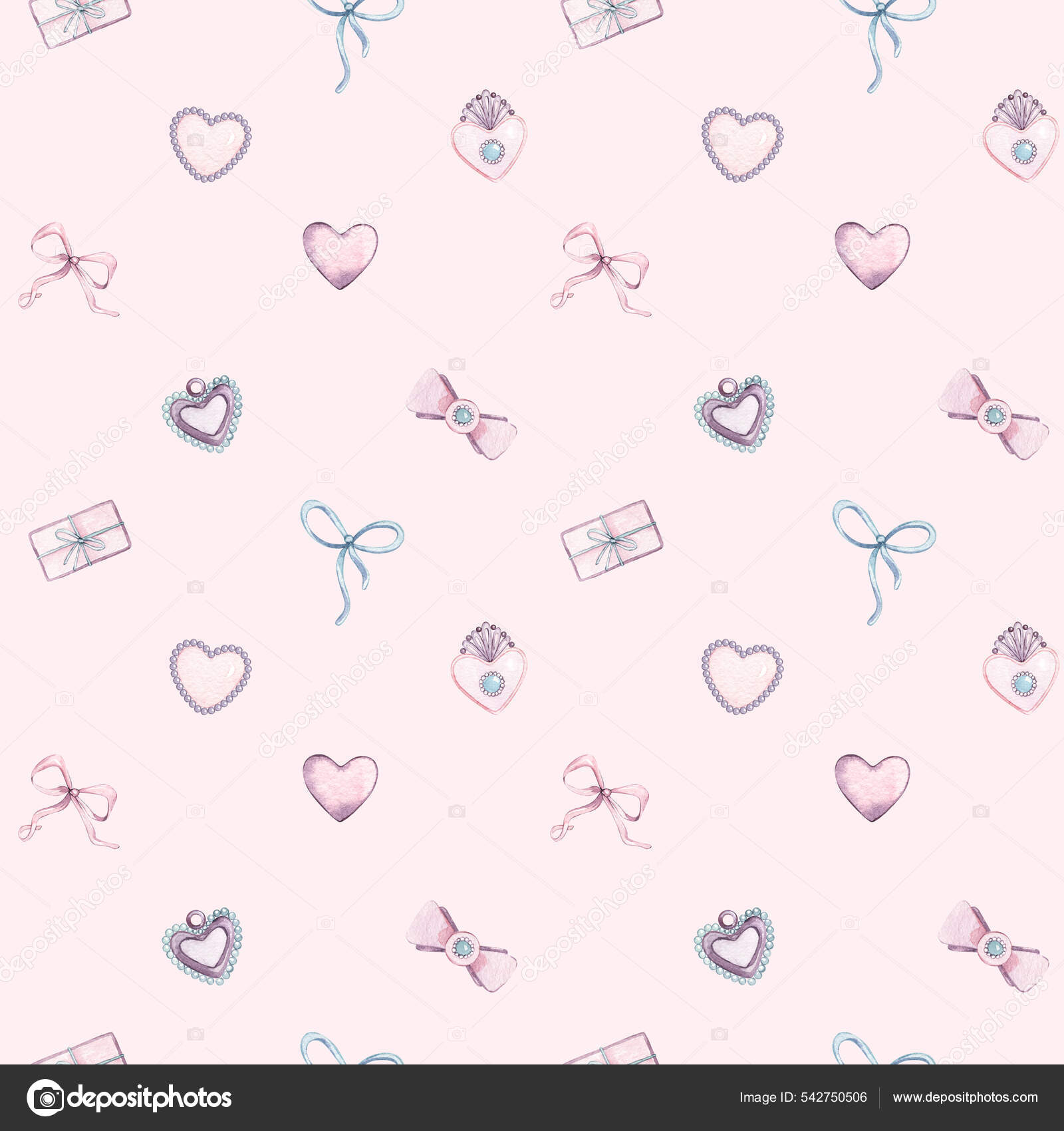 Love texture - seamless pattern with hearts. Romantic decorative ...