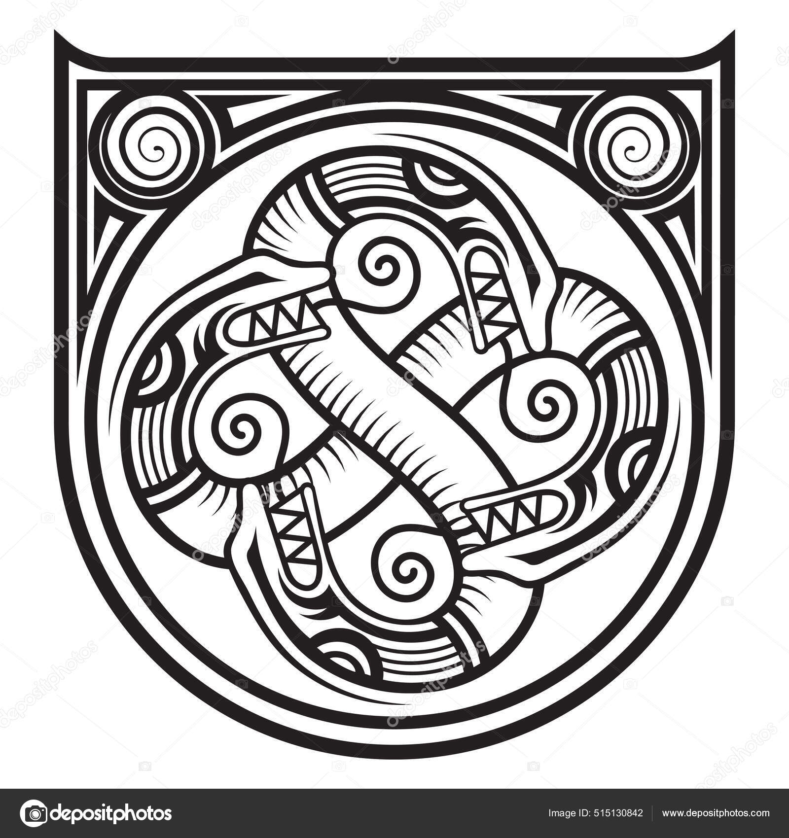 Viking Knotwork Dragon