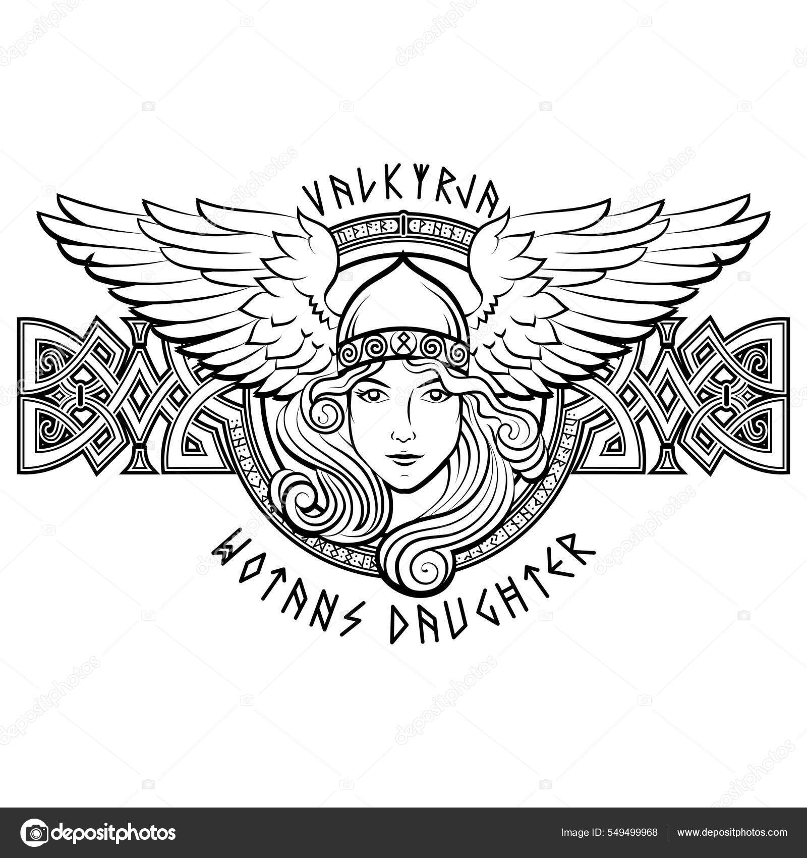 Norse Valkyrie Tattoo
