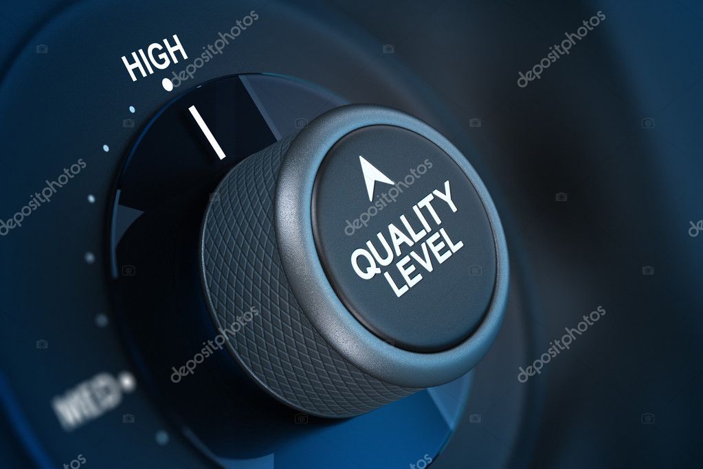 Total Quality Management Concepto de Satisfacción del Cliente — Foto de ...