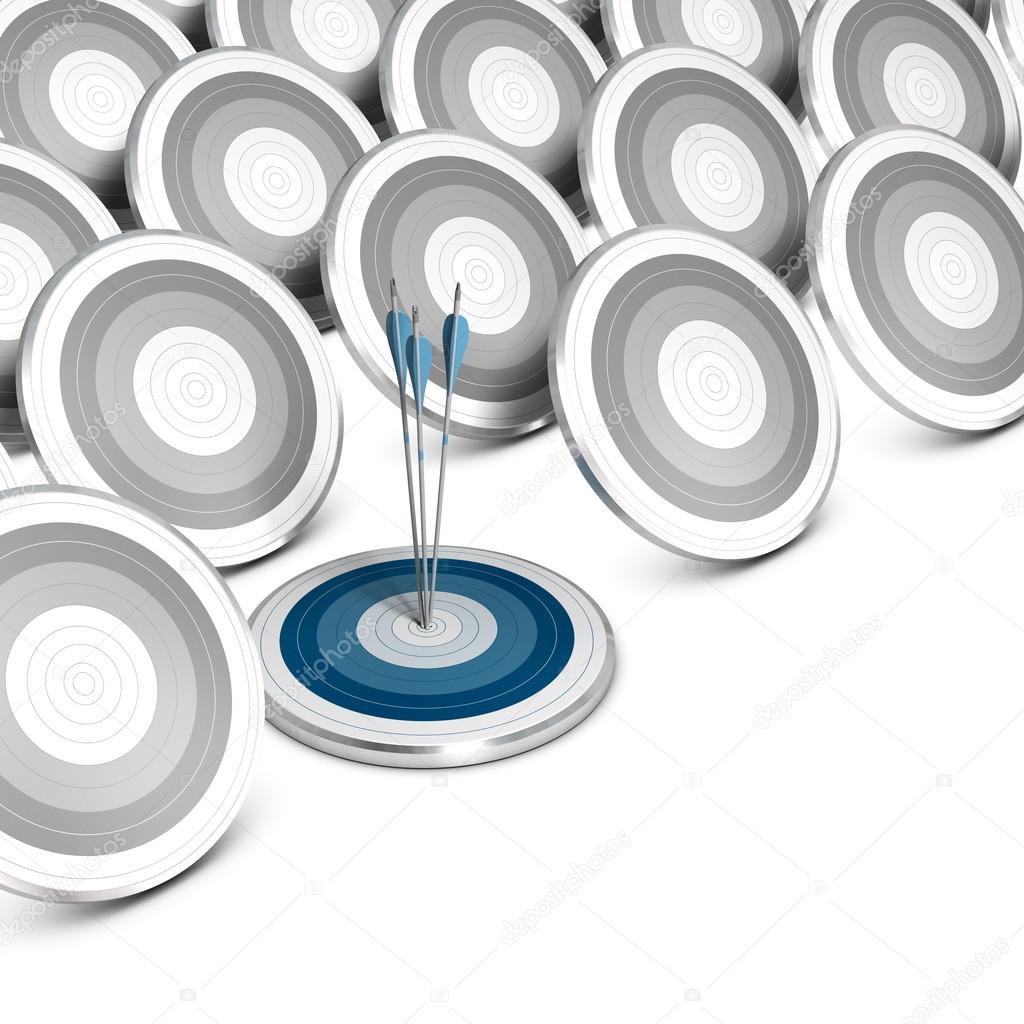 Market Segmentation, Targeting and Positioning. — Stock Photo ...