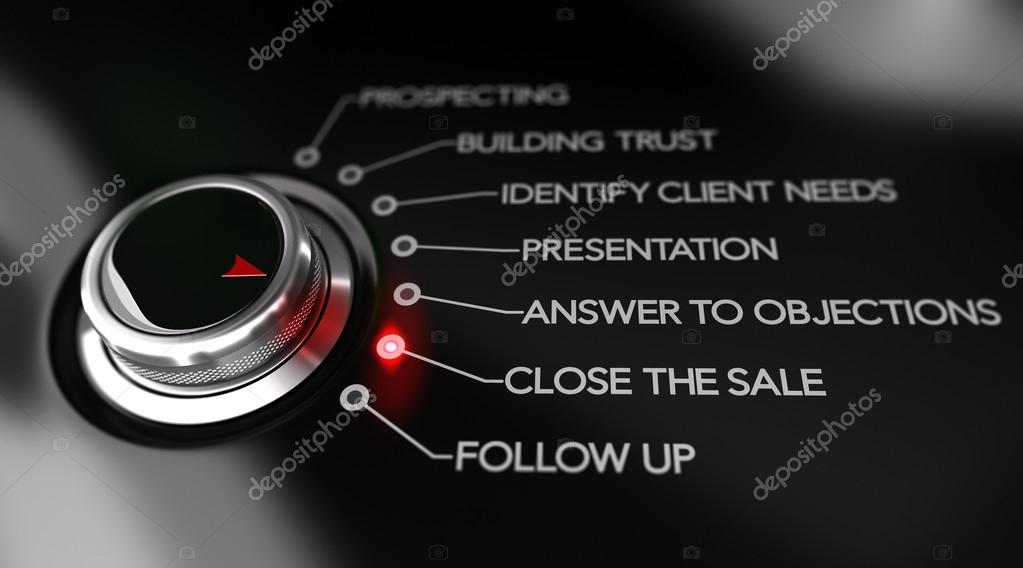 Puntos de venta clave, ilustración del proceso de ventas 2022