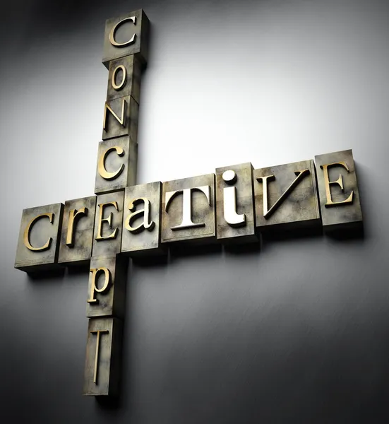 Graphic design concept, vintage letterpress text — Stock Photo ...