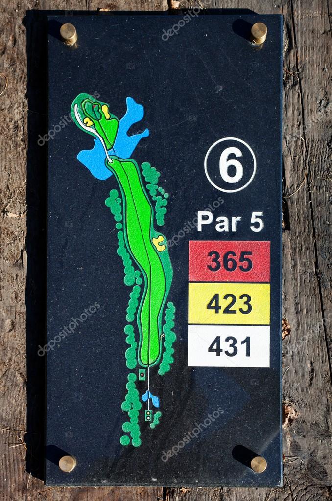 Mapa de campo de golf, plan de juego 2022