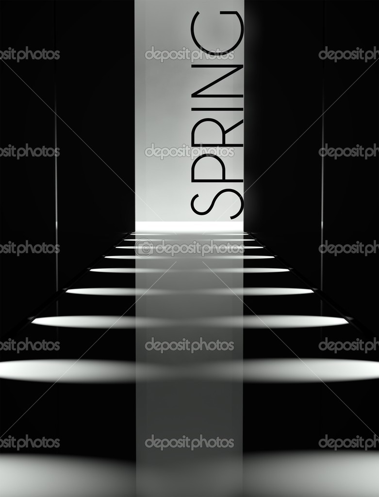Fashion runway spring collection background Stock Photo by ...
