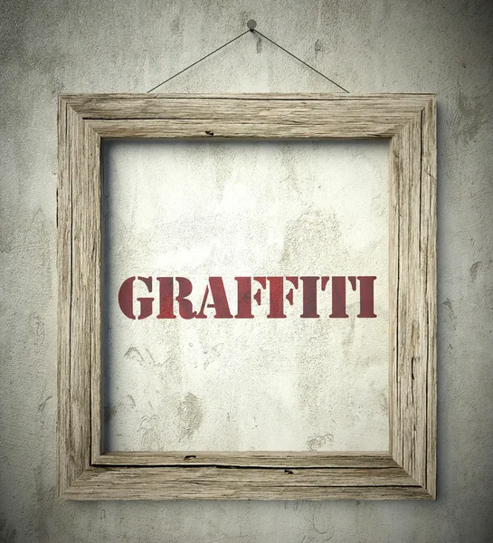 Simple old circle wooden frame, vintage background — Stock Photo ...