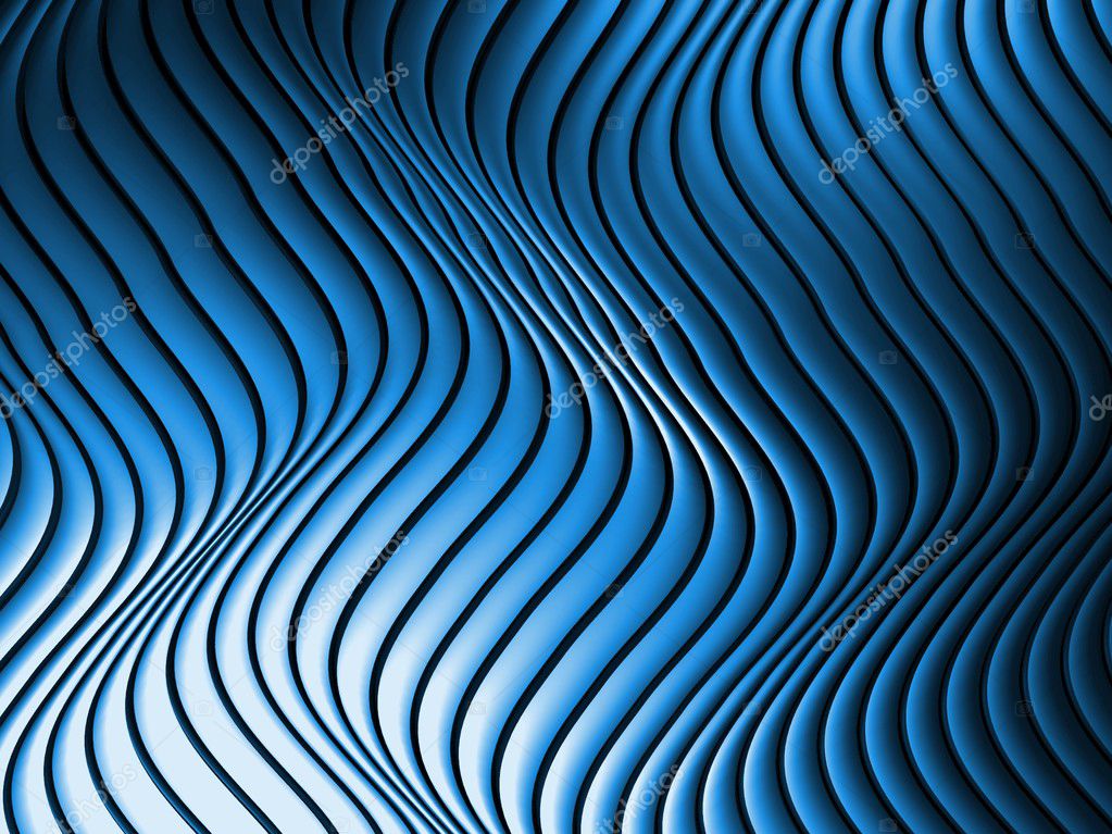 Blue metal abstract architectural wallpaper — Stock Photo ...