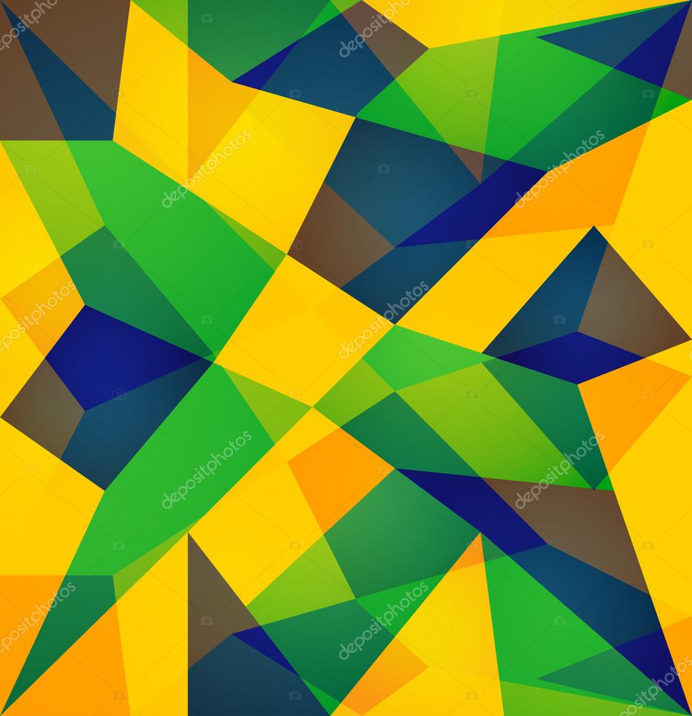 Brazil flag colors concept beautiful vector texture background — Stock ...