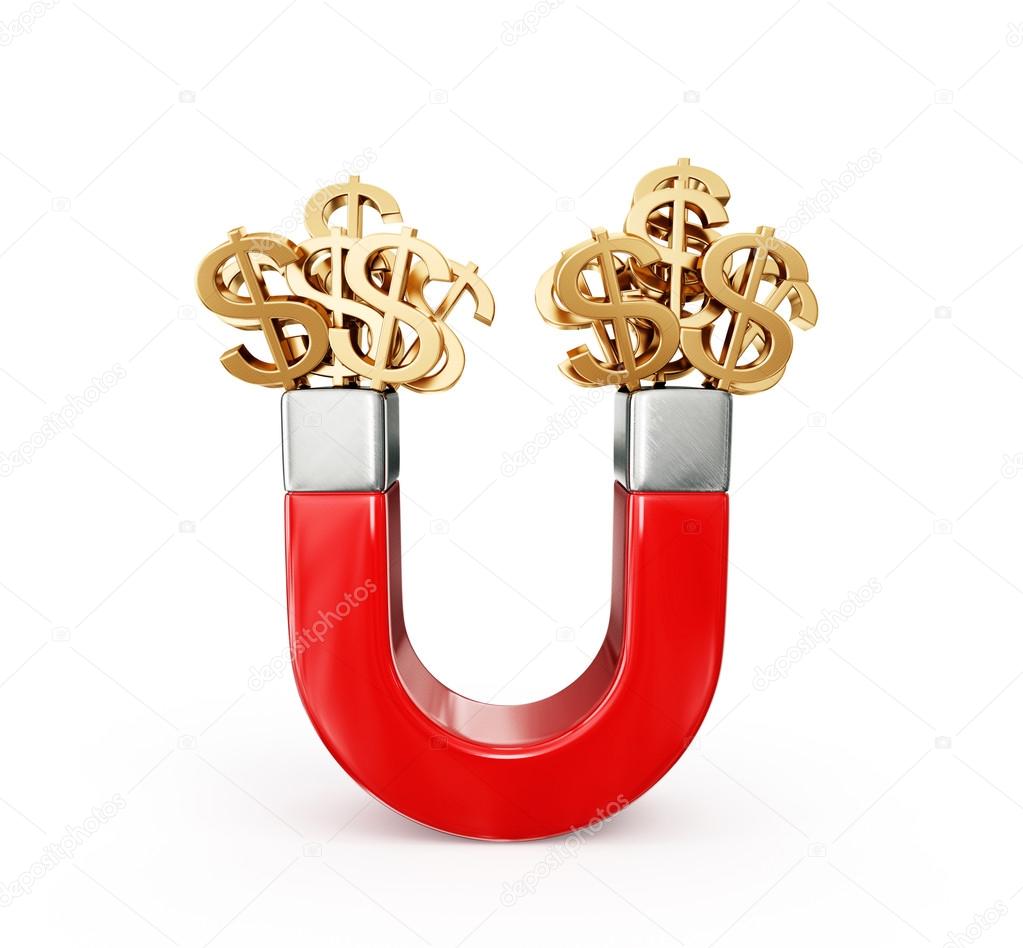 Money magnet Stock Photo by ©alexroz 32412413