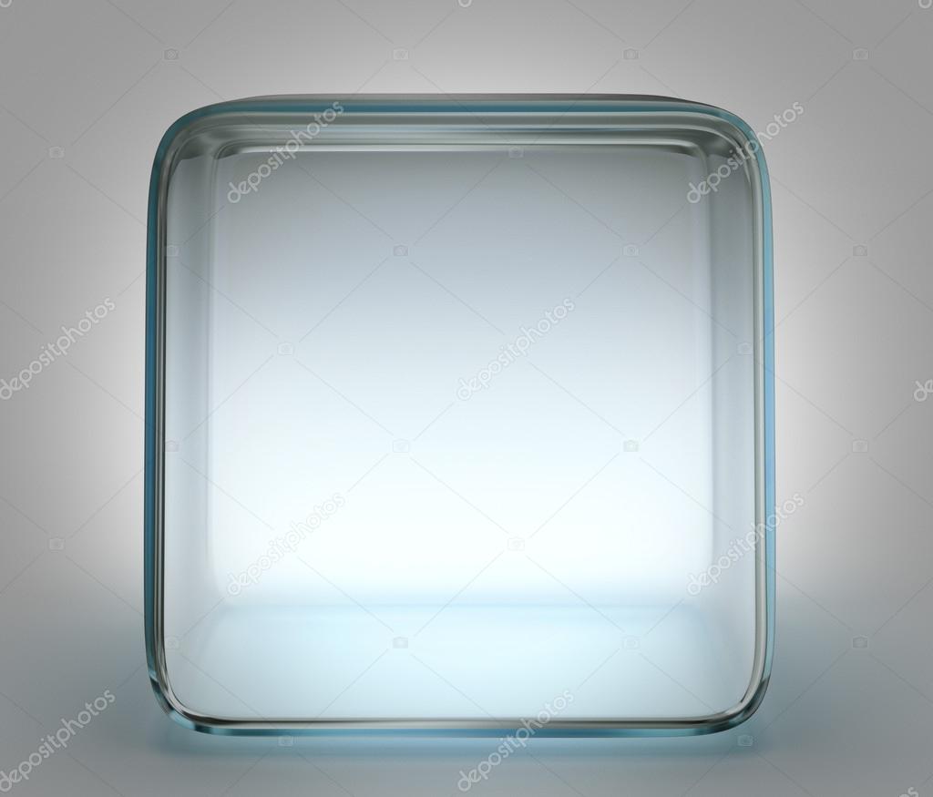 Glass cube Stock Photo by ©alexroz 47613545