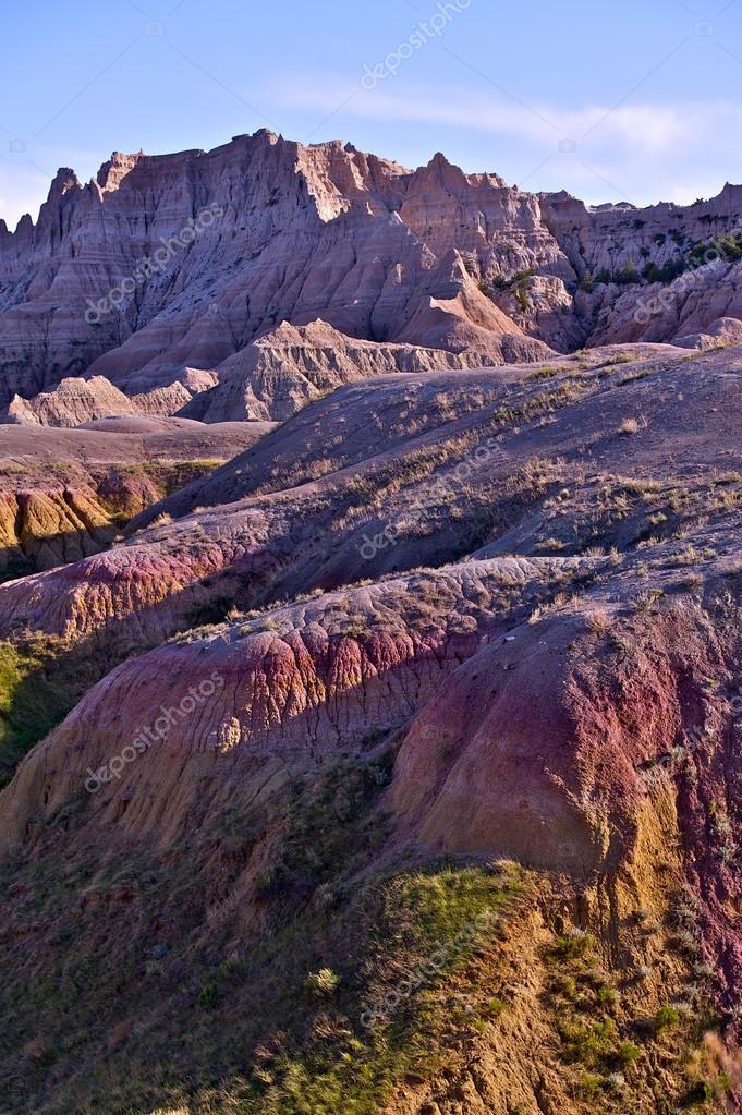 Badlands Pinnacles and Buttes — Stock Photo © welcomia #17426269