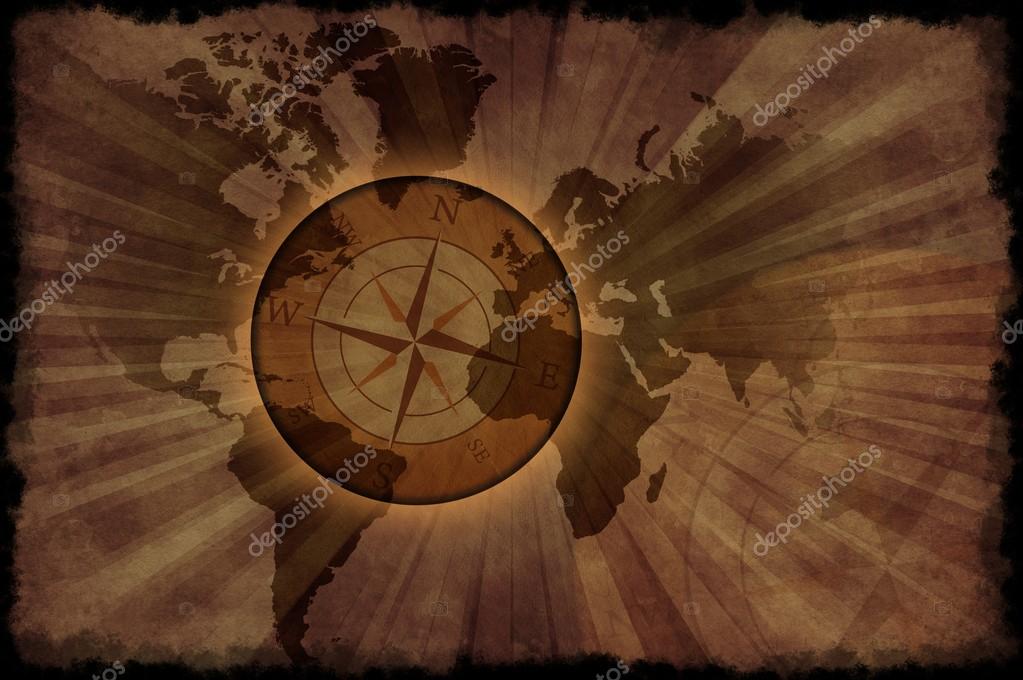 Retro World Map Stock Photo by ©welcomia 18209925