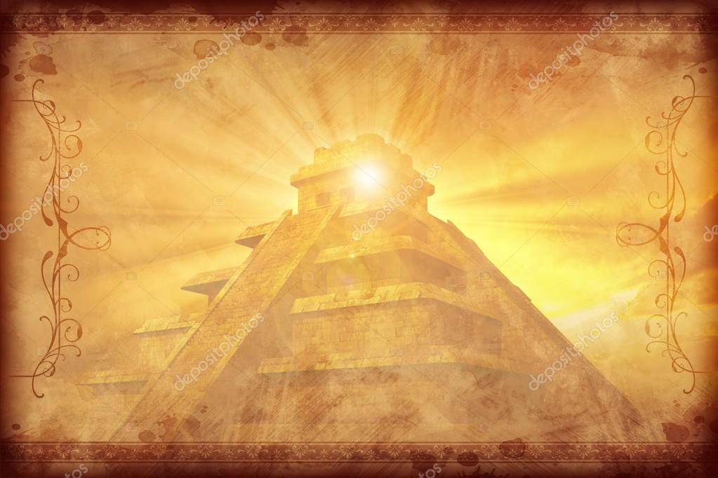 Mayan Pyramid Wallpaper