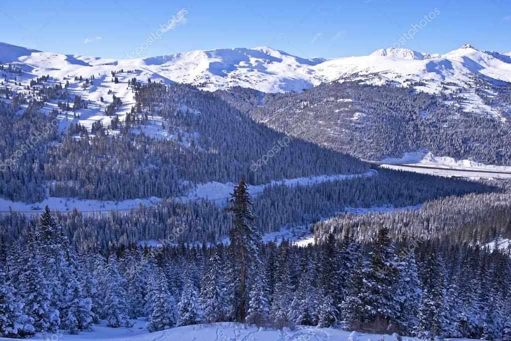 Scenic Winter Colorado Stock Photo by ©welcomia 37140021