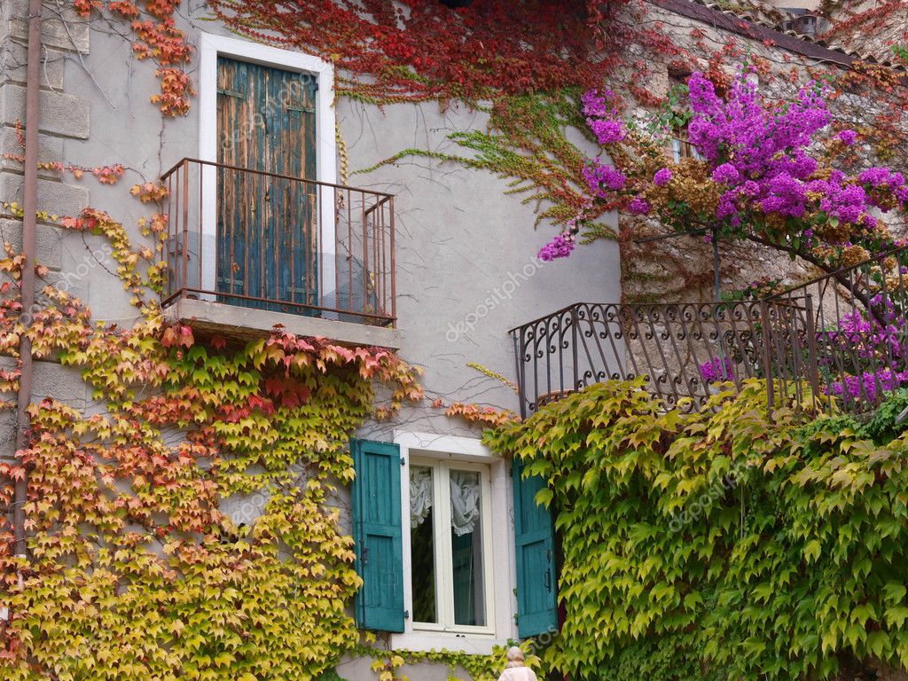 Balcony and window in italy Stock Photo by ©lilu_foto 15385731