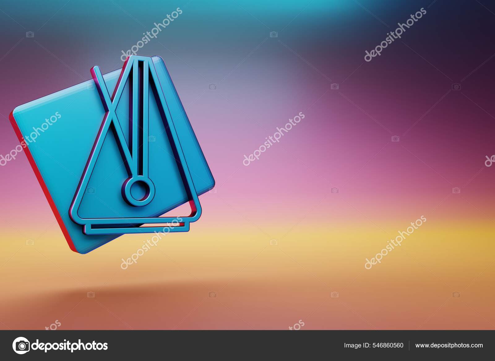 Big Metronome Icon Beautiful Blue Big Metronome Symbol Icons Multicolor ...