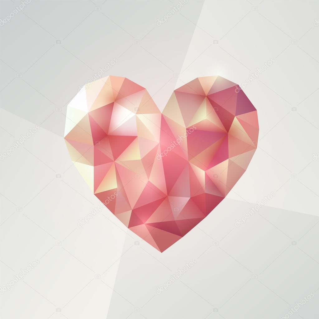 Origami heart. Vector Illustration. Stock Vector Image by ©BSSR #25027675