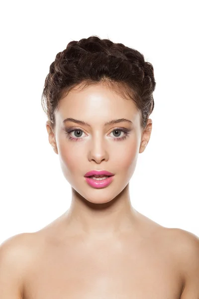 Beautiful female face Stock Photo by ©johan-jk 17991621