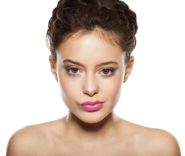 Beautiful female face Stock Photo by ©johan-jk 17991621