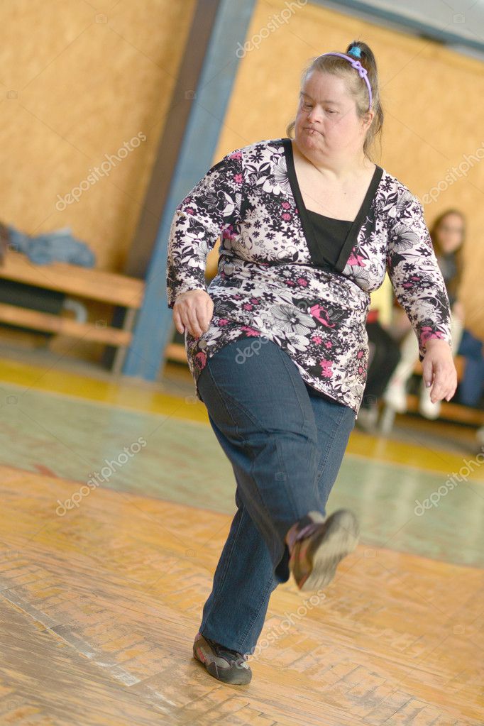 Woman with down syndrome Stock Photo by ©muro 45336343