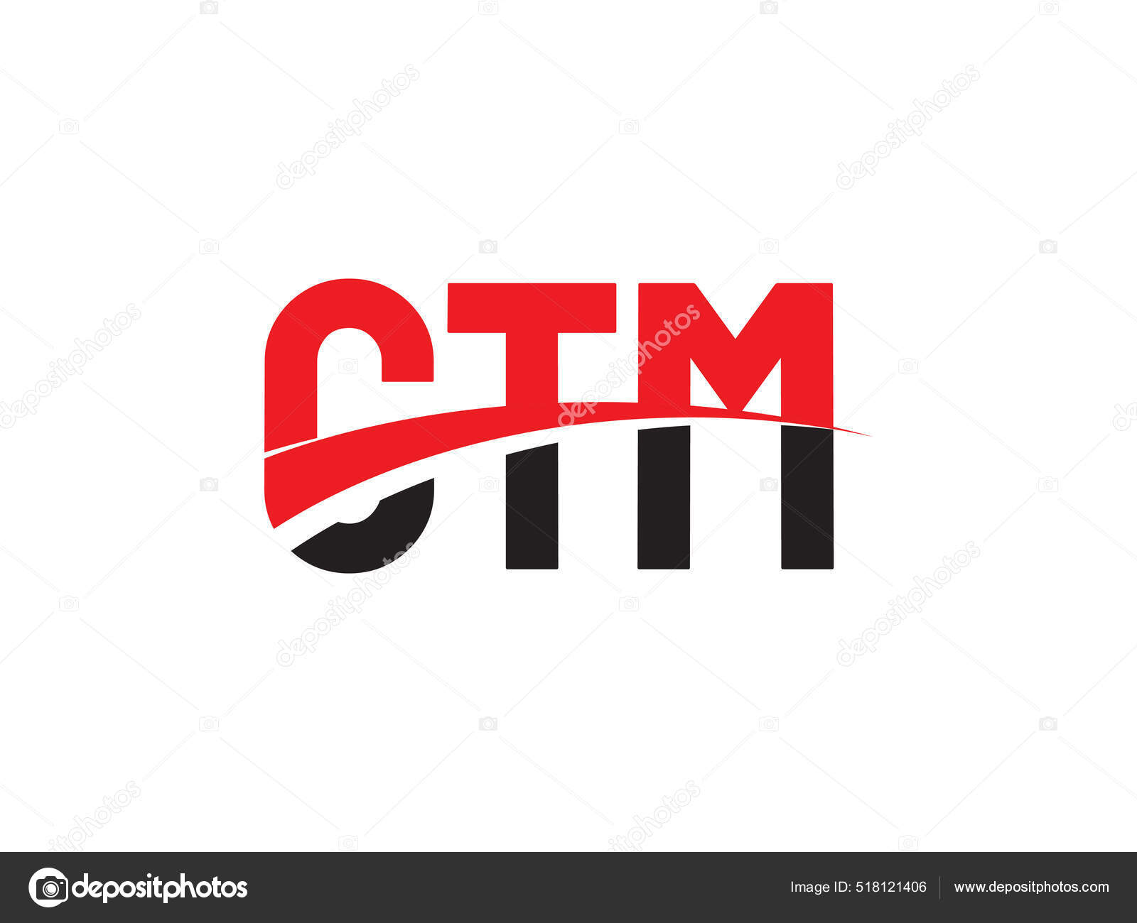 Ctm Initial Letter Logo Design Vector Template Creative Symbol ...