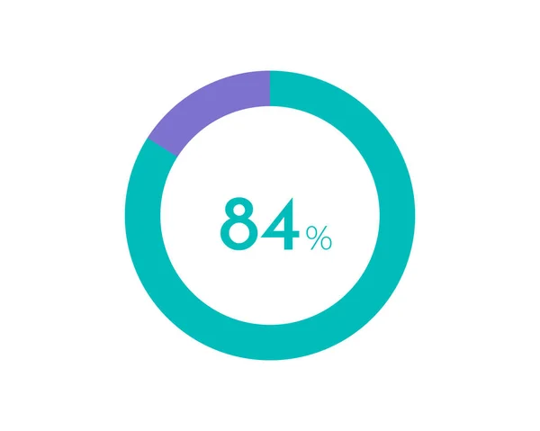 Circle Diagrams Infographics Vector Percentage Ready Use Web Design Stock Vector by ...