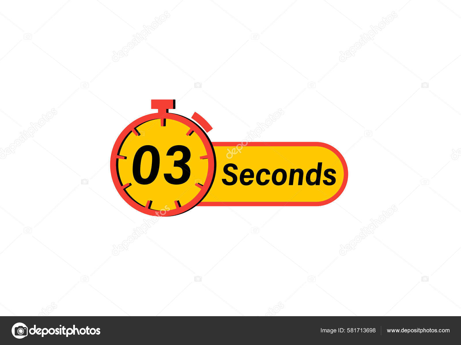 Seconds Timer Clock Timer Icon Countdown Icon Time Measure Chronometer ...