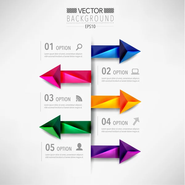 Modern Arrow Infographics Design Stock Vector Image by ©quinky #41535133