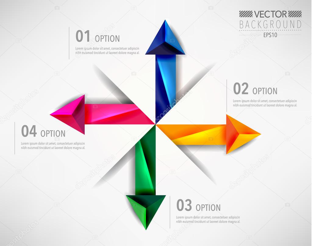 Modern Arrow Infographics Design Stock Vector Image by ©quinky #41535289