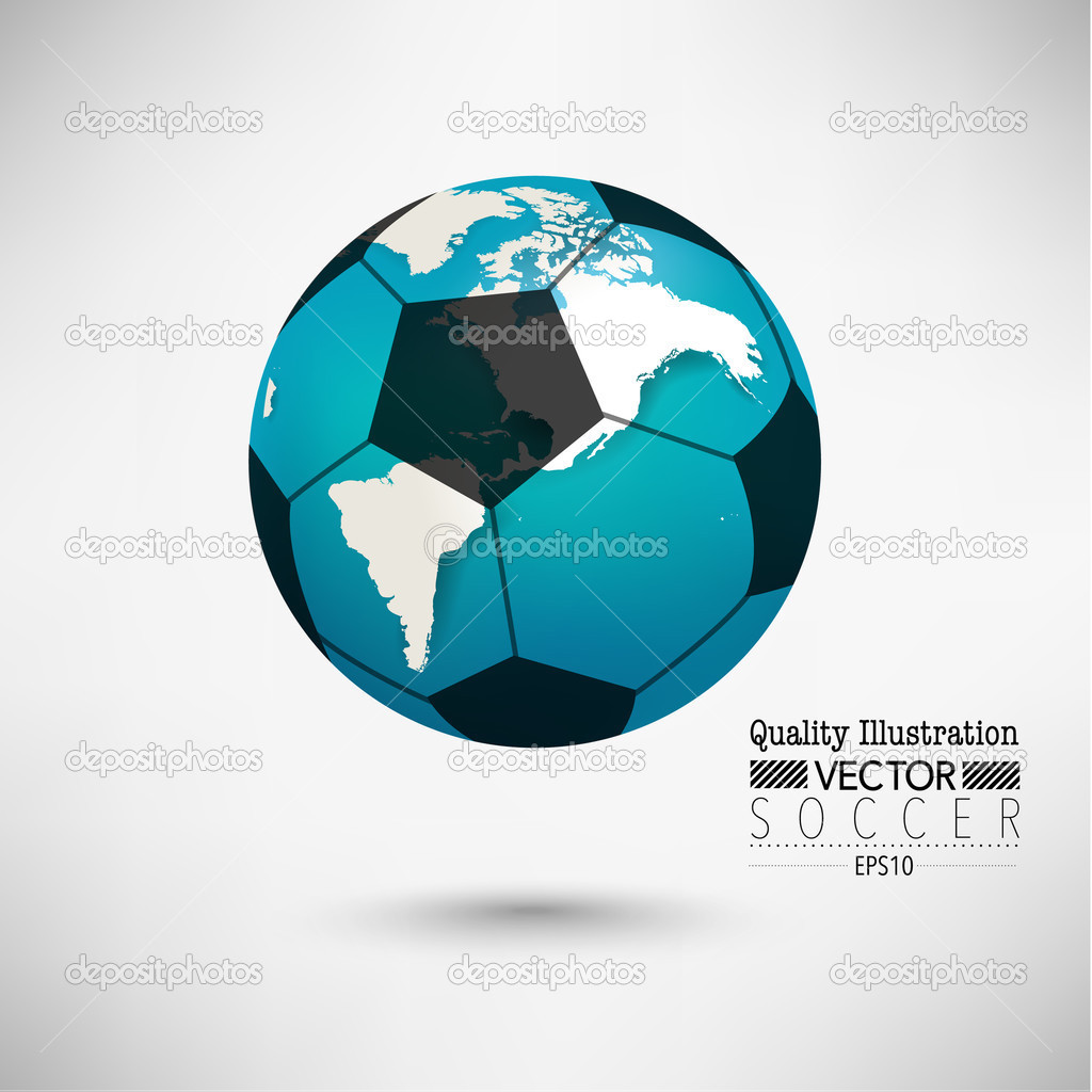 Creative Soccer Football Sport Vector Illustration Stock Vector Image ...