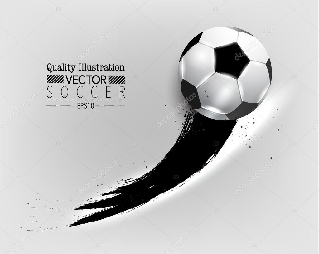 Creative Soccer Football Sport Vector Illustration Stock Vector Image ...