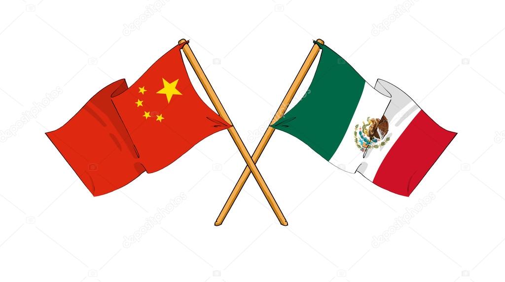 China and Mexico alliance and friendship — Stock Photo © rolfik #12572942
