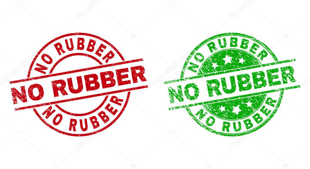 NO RUBBER Insignias redondas usando textura sucia 2022