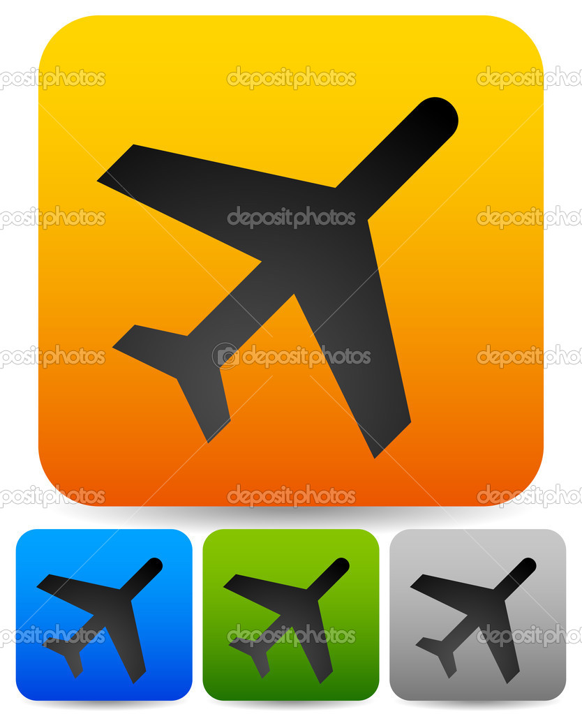 Avión simple, iconos de vuelo Vector de stock #48385573 de ©vectorguy