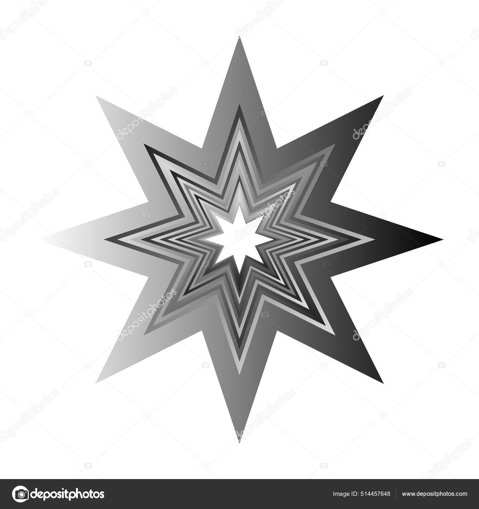 Star Starlet Shape Element Vector Stock Vector by ©vectorguy 514457648