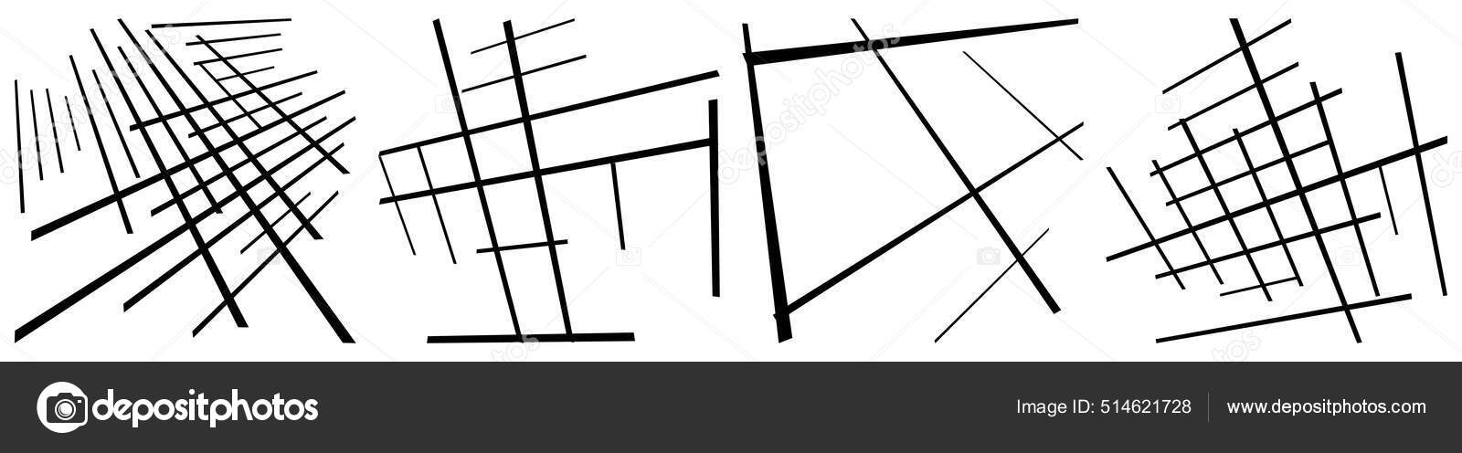 Set Spatial Grids Meshes Interlace Interlocking Intersecting Lines ...