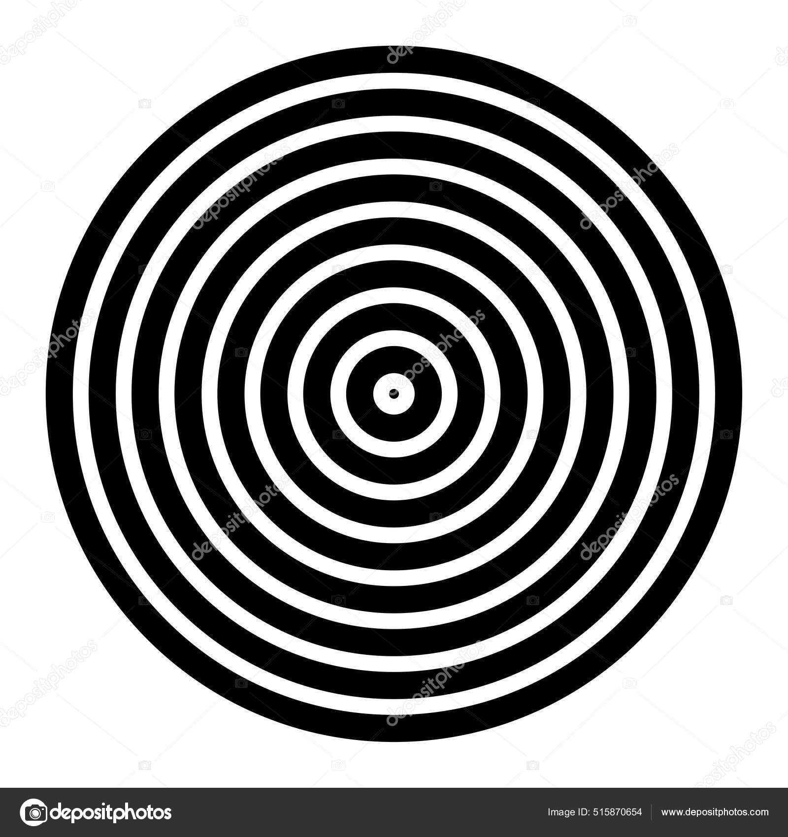 Concentric Circles Radiating Radial Circles Lines Stock Vector by ... Concentric Circles Radiating Radial Circles Lines Stock Vector by ...