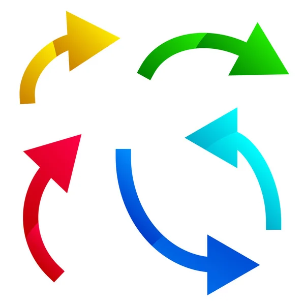 Colorful bold arrow icons. Stock Vector by ©vectorguy 74890241