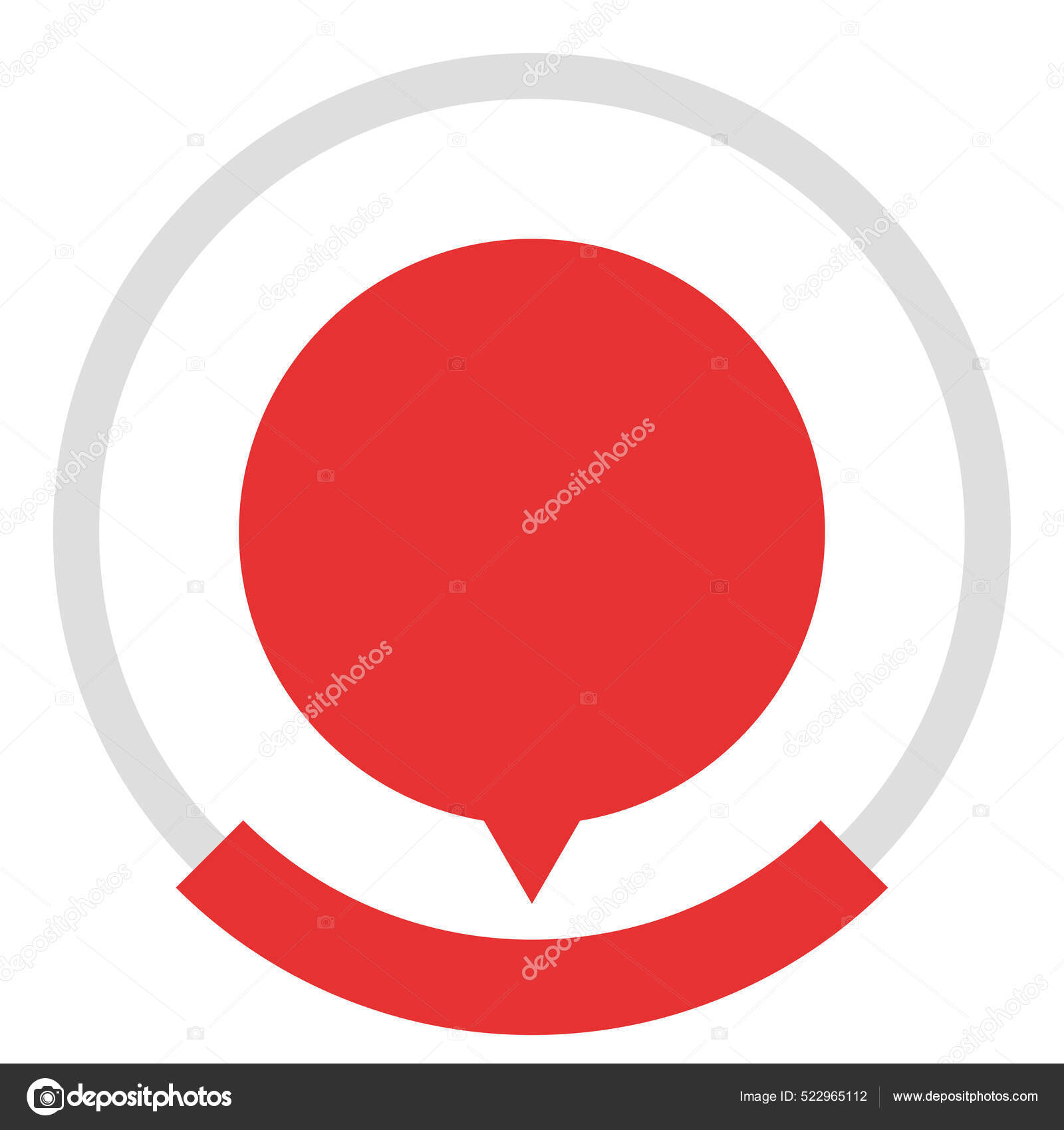 Gauge Meter Dial Icon Different Number Sections Parts Divisions Knob ...