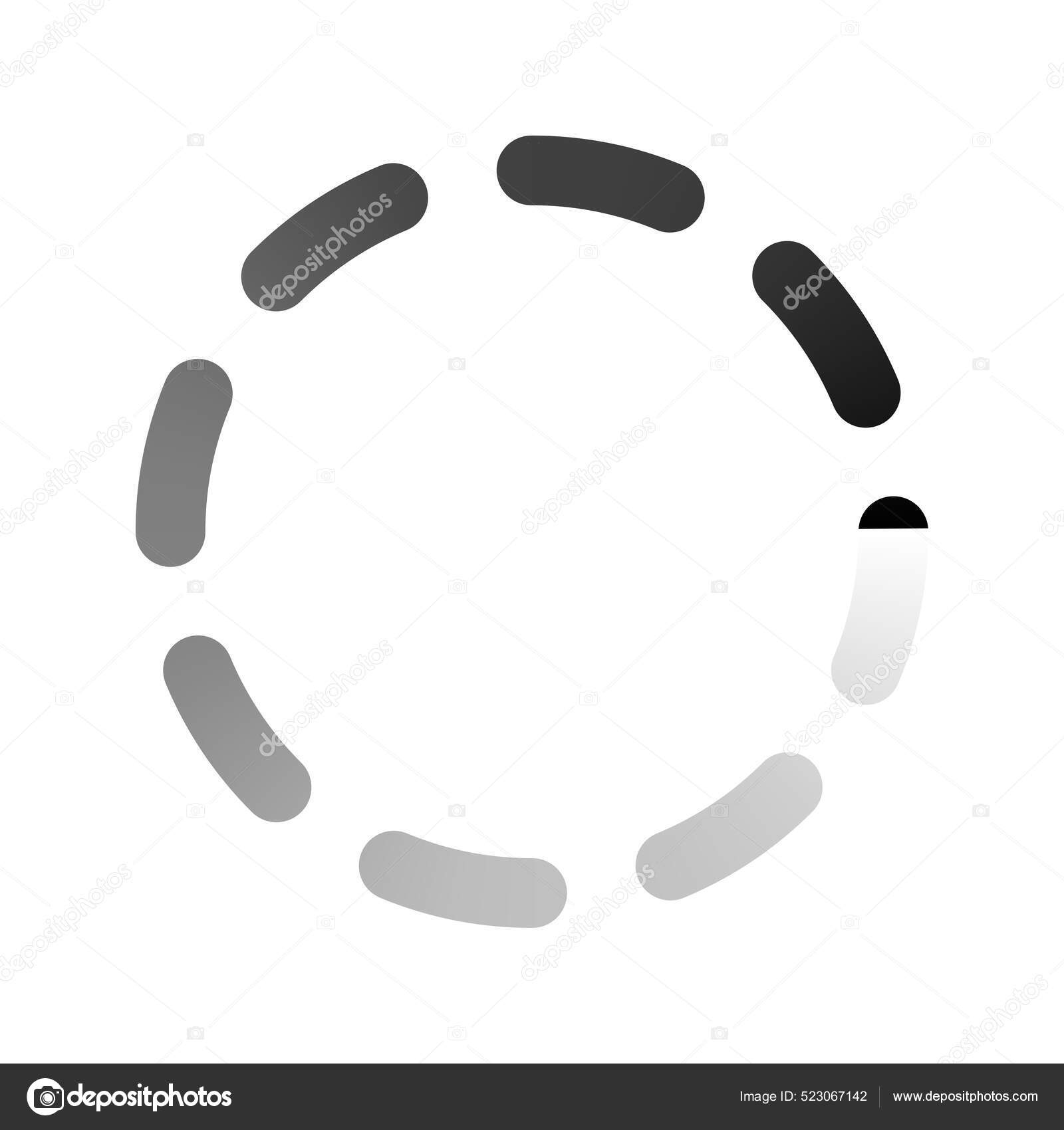 Progress Steps Phases Indicator Preloader Buffer Shape Circle Circular Loading Stock Vector ...