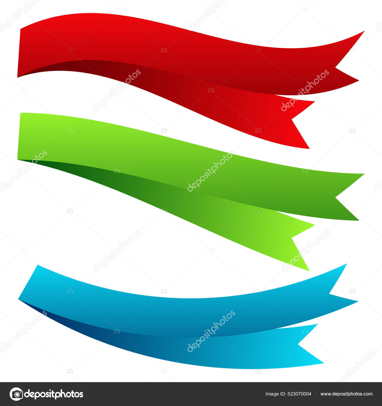 Banner Band Horizontale Form Gestaltungselement ...