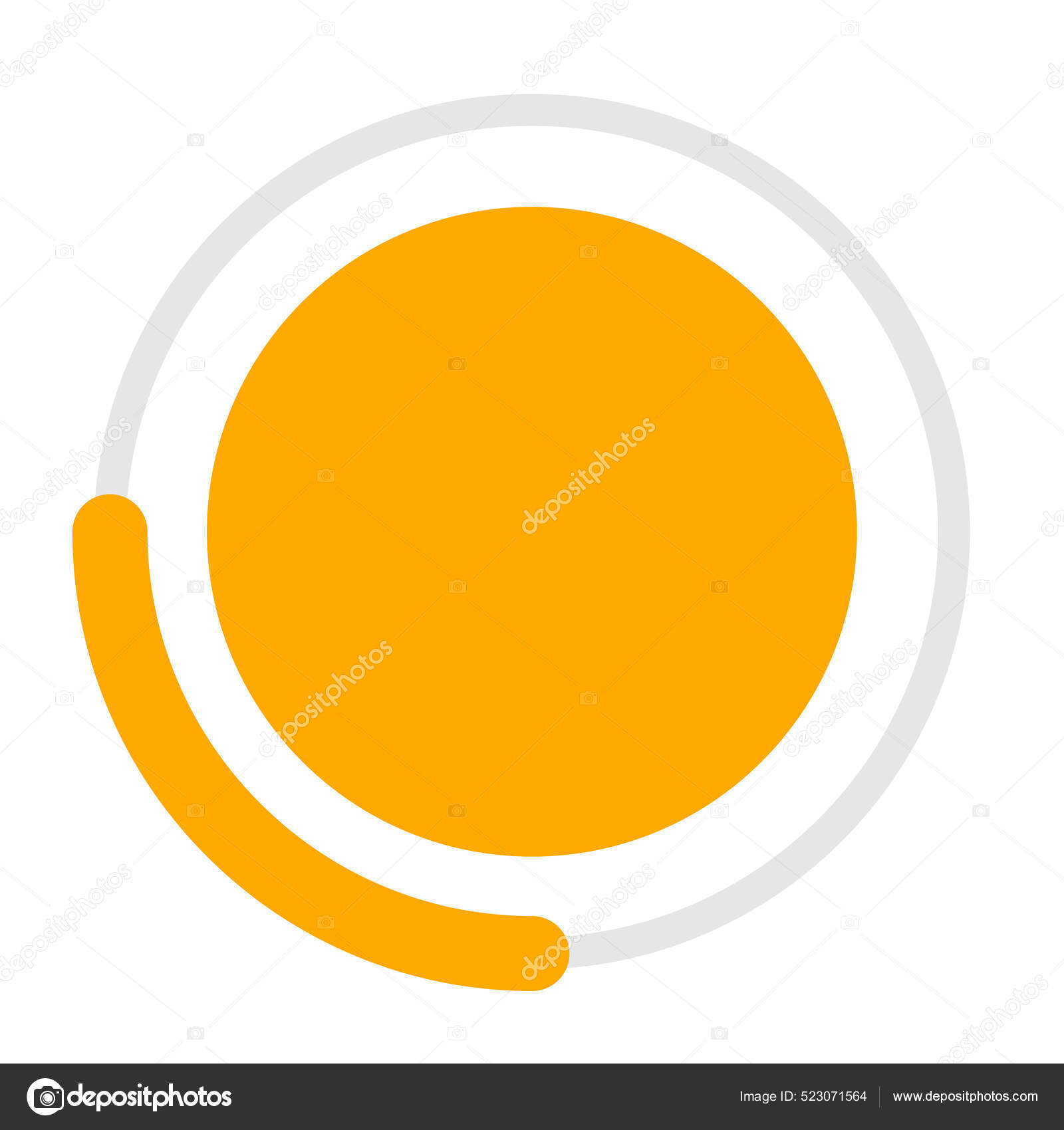 Progress Steps Phases Stages Indicator Circular Graphics Stock Vector ...