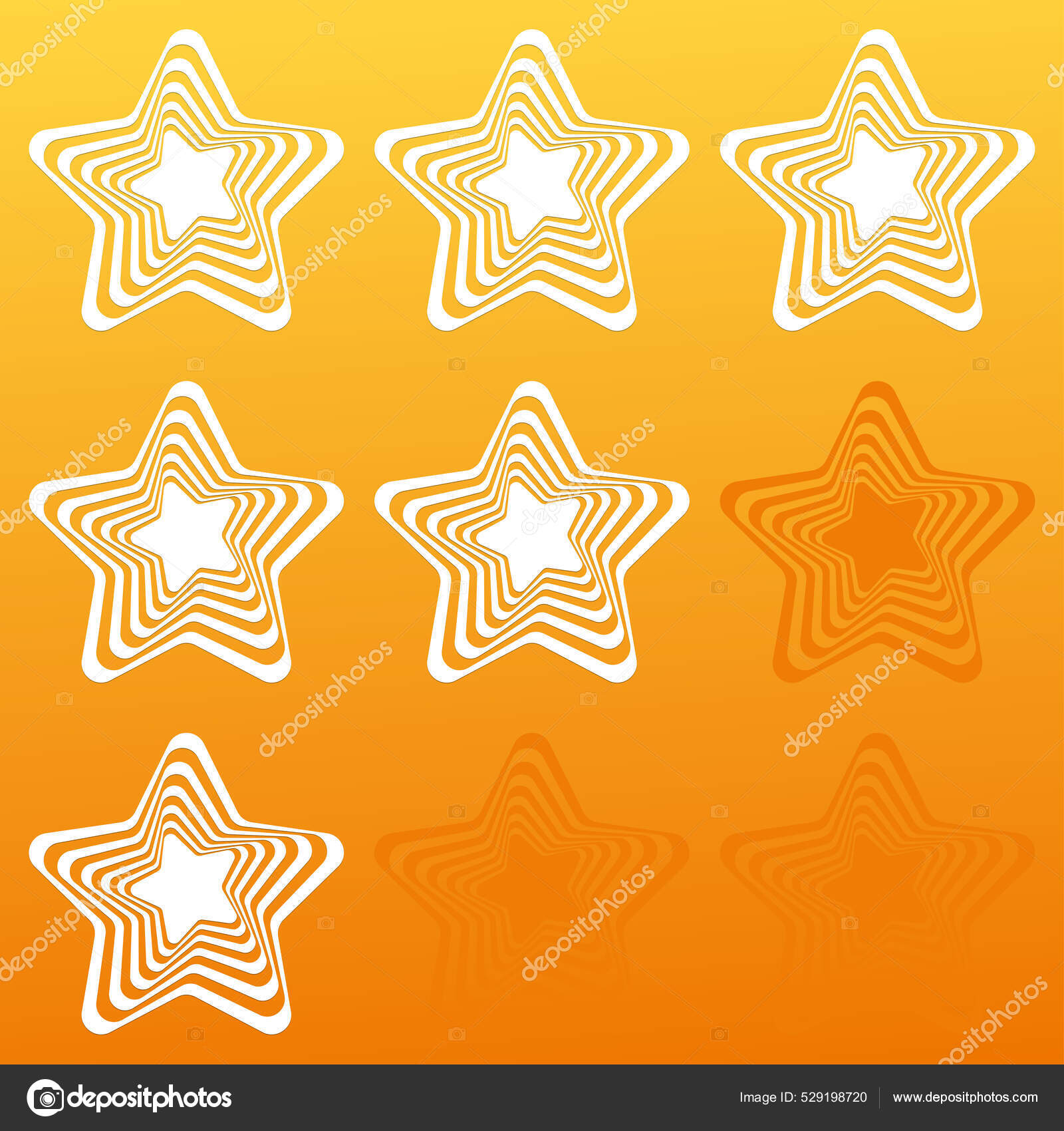 Star Rating Element Grade Rank Ranking Concept Feedback Customer ...