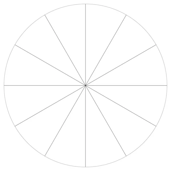 Polar Circular Grid Mesh Pie Chart Graph Element ©vectorguy 568123710'e ...