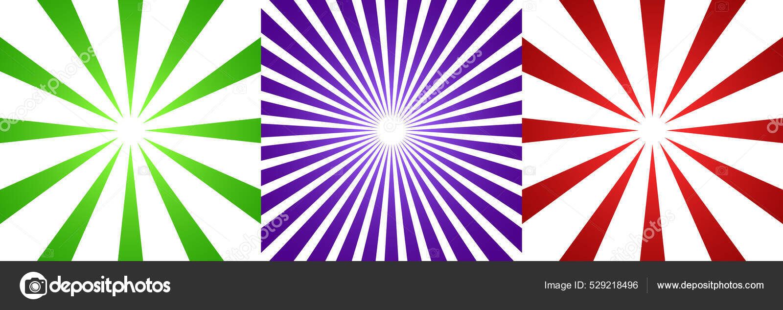 Starburst Sunburst Rays Beams Radial Radiating Lines Vector Stock ...